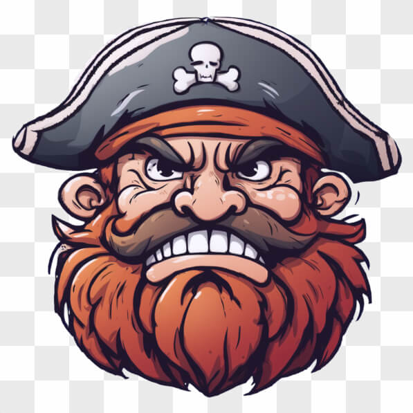 Baixe Ilustração de Pirata Irado Cartoons - Creative Fabrica