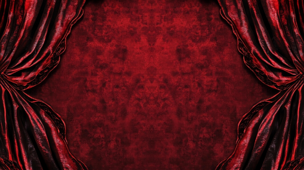 Download Red Velvet Curtains with Textured Background Backgrounds ...