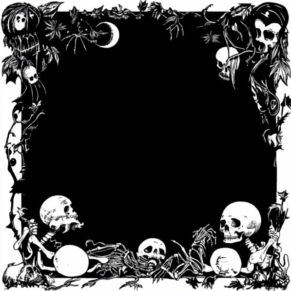 Download Spooky Decorative Frame Backgrounds Online - Creative Fabrica