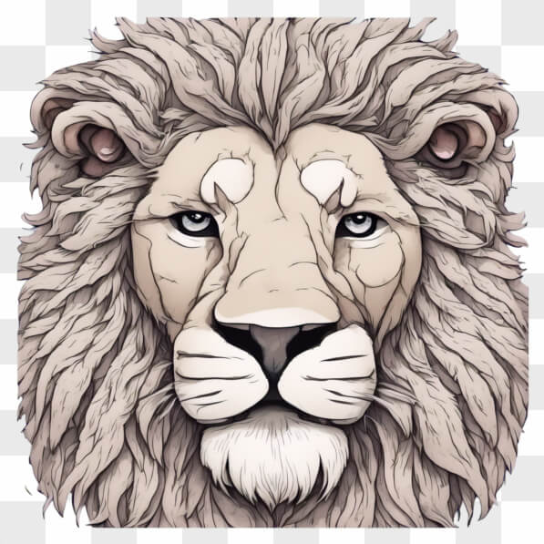 Download Stylized Lion Illustration Cartoons Online - Creative Fabrica