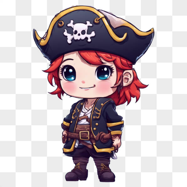 Download Chibi Pirate Character Cartoons Online - Creative Fabrica