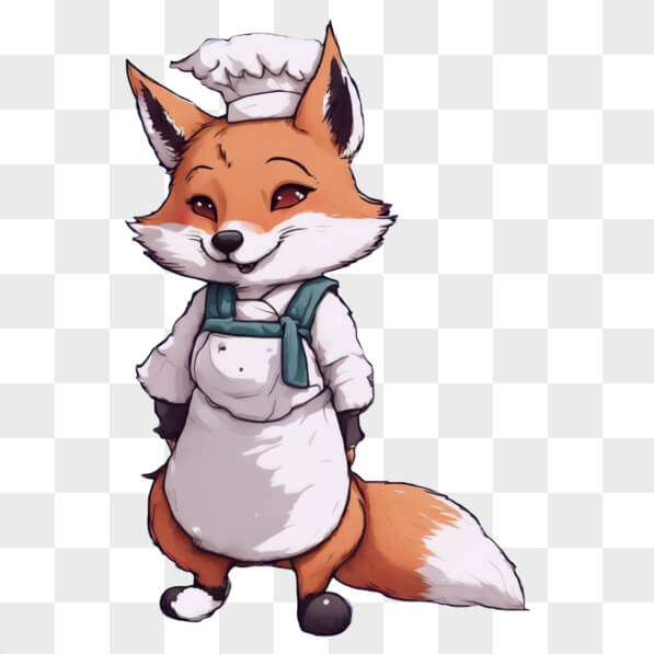 Download Cheerful Fox Chef Character Cartoons Online - Creative Fabrica