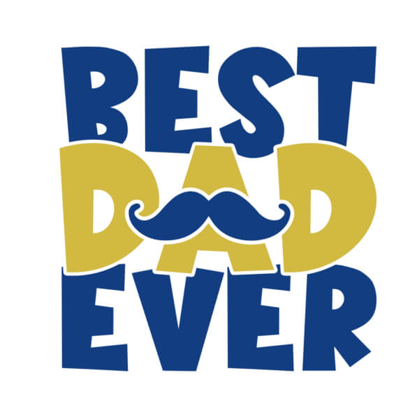 Download Best Dad Ever Typography Design Quotes Online - Creative Fabrica