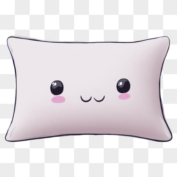 Download Cute Animated Pillow with a Smiling Face Cartoons Online ...