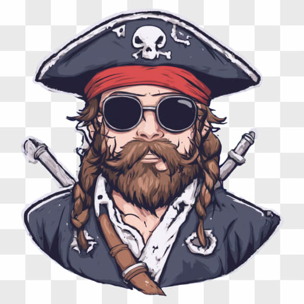 Download Stylized Pirate Character Cartoons Online - Creative Fabrica