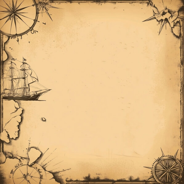 Download Vintage Nautical Map with Ship and Compass Designs Backgrounds ...