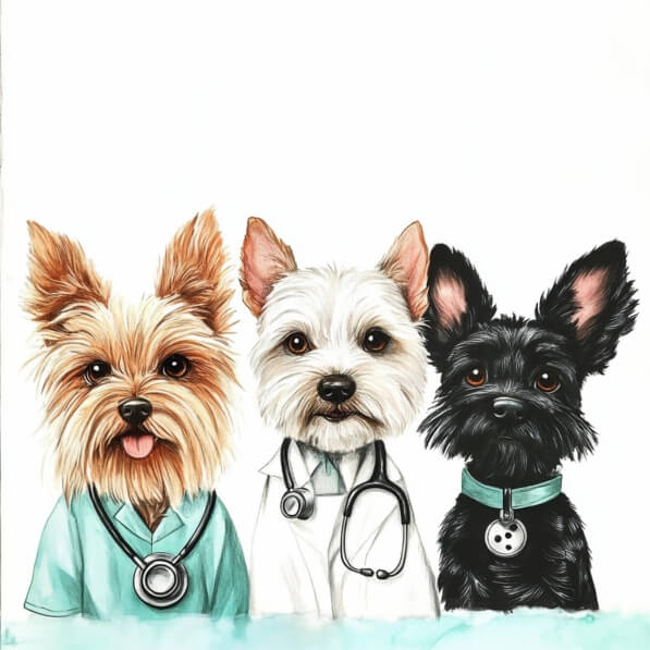 Download Veterinary Dogs Illustration Backgrounds Online - Creative Fabrica