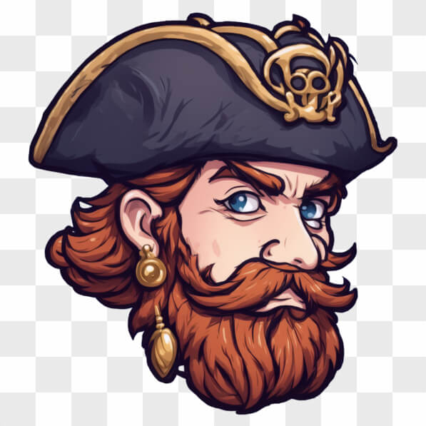 Download Stylized Pirate Character Cartoons Online - Creative Fabrica