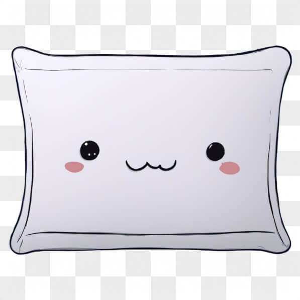 Descarga Almohada de dibujos animados linda con cara sonriente Cartoons ...