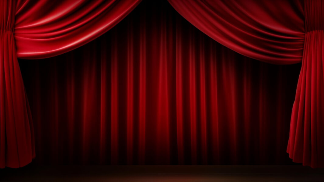 Download Elegant Red Velvet Curtain Backgrounds Online - Creative Fabrica