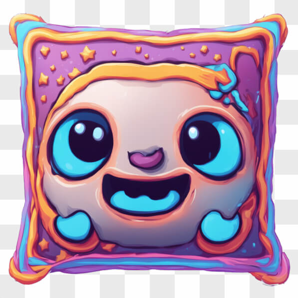 Download Cheerful Cartoon Pillow Cartoons Online - Creative Fabrica