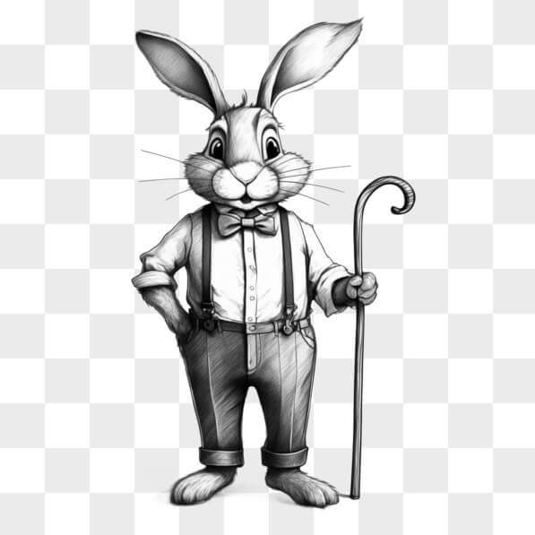 Download Dapper Cartoon Rabbit Character Sketches Online - Creative Fabrica