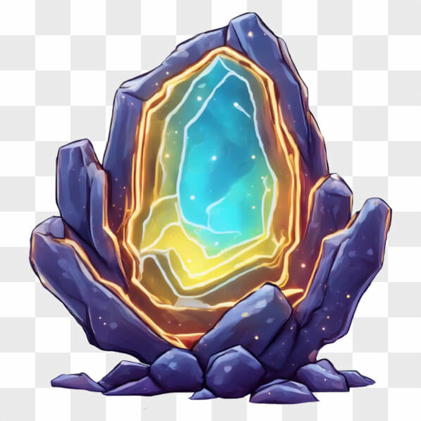 Download Magical Crystal Formation Cartoons Online - Creative Fabrica