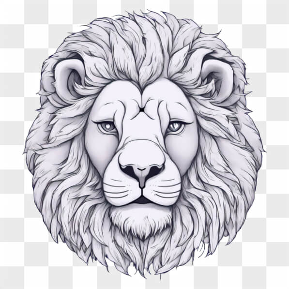Descarga Ilustración Realista de Cabeza de León Cartoons En Línea ...