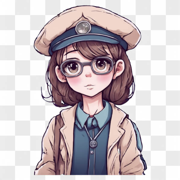 Download Animated Character in Uniform with Glasses Cartoons Online ...