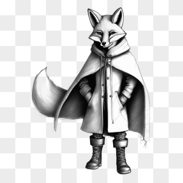 Download Stylized Anthropomorphic Fox Character Sketches Online ...