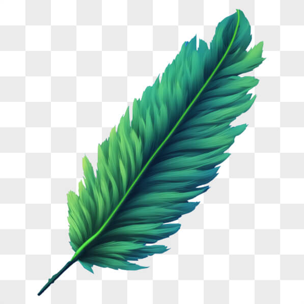 Descarga Pluma Verde Vibrante sobre Fondo Negro Cartoons En Línea ...