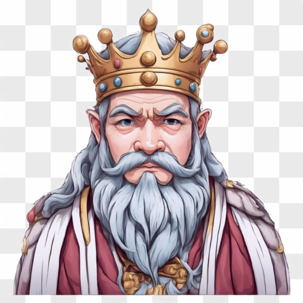 Download Illustration of a King with Crown Cartoons Online - Creative ...