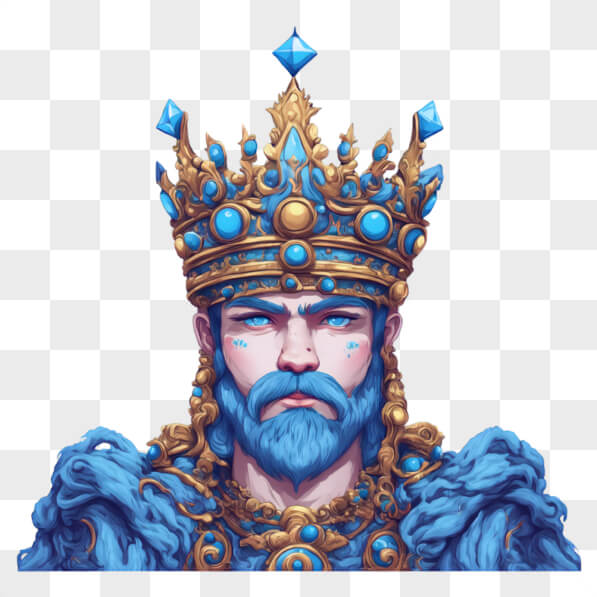 Descarga Rey Regal con Corona Azul y Túnicas Cartoons En Línea ...