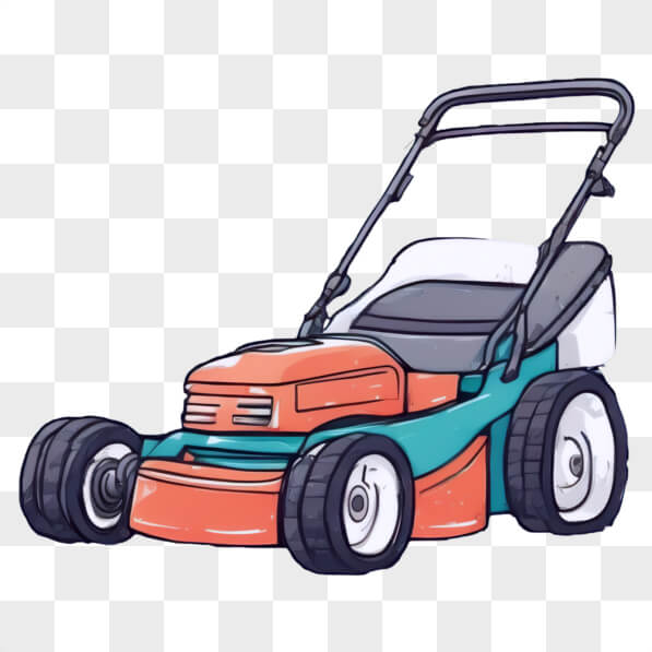 Download Cartoon Lawn Mower Cartoons Online - Creative Fabrica