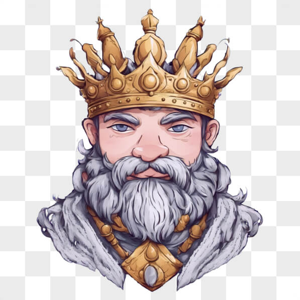 Descarga Ilustración de un rey con corona Cartoons En Línea - Creative ...