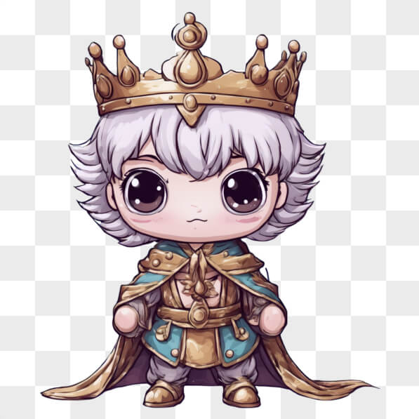 Descarga Personaje de dibujo animado de un joven rey Cartoons En Línea ...