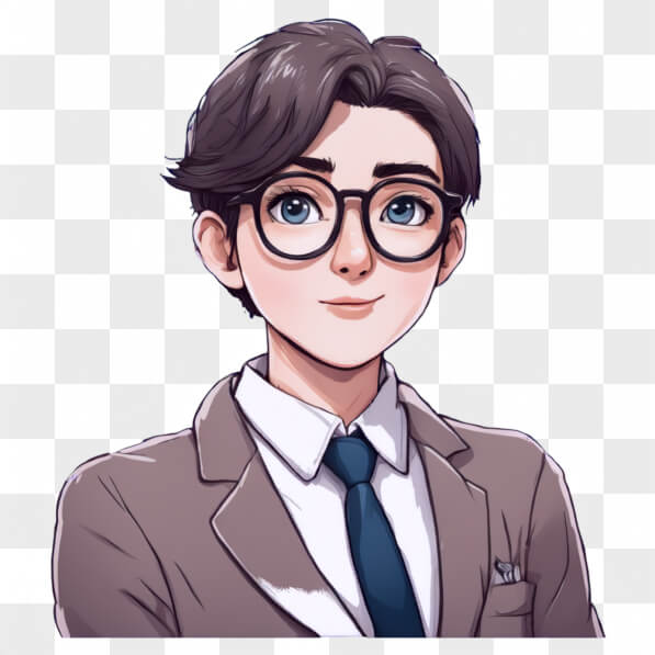 Download Animated character in formal attire Cartoons Online - Creative ...