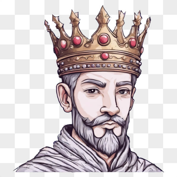 Descarga Ilustración estilizada de un rey Cartoons En Línea - Creative ...