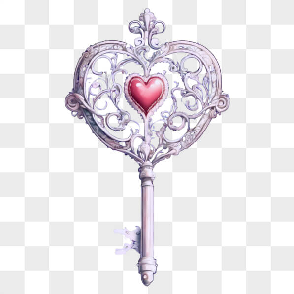 Download Heart-Shaped Key Cartoons Online - Creative Fabrica
