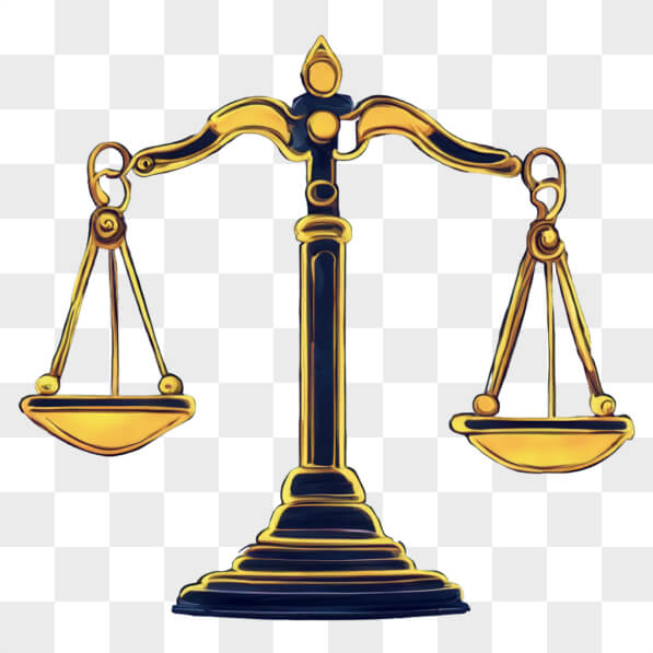 Download Golden Scale of Justice Cartoons Online - Creative Fabrica