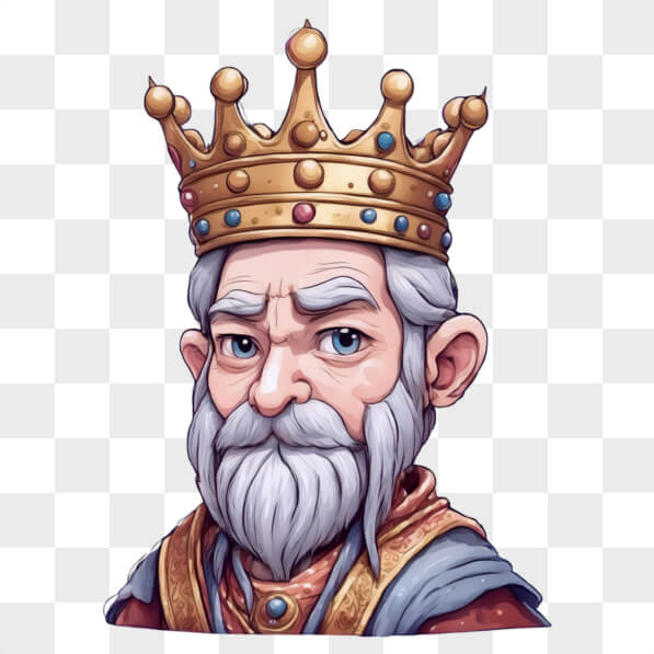 Baixe Ilustração de Personagem Rei Regal Cartoons - Creative Fabrica