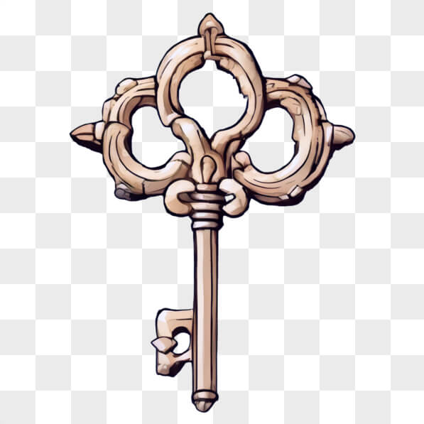 Download Ornate Vintage Key Cartoons Online - Creative Fabrica