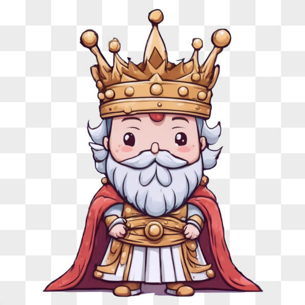 Baixe Personagem Rei Chibi Cartoons - Creative Fabrica