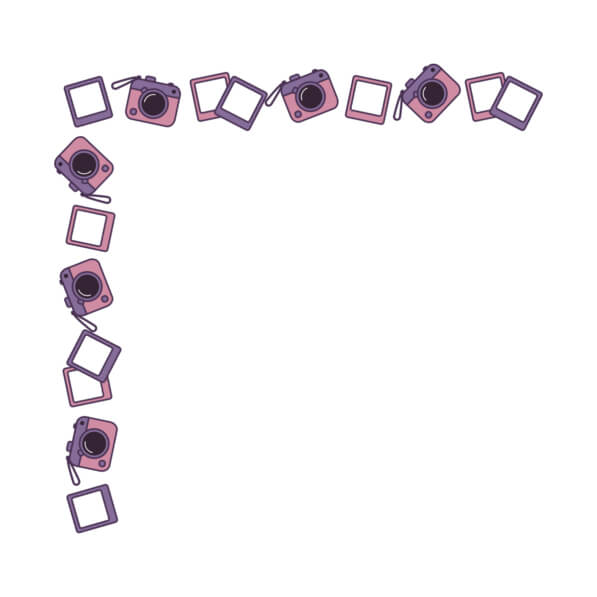 Download Creative Camera and Photo Frame Border Design Borders ...