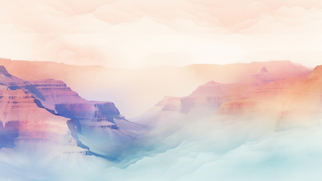 Download Pastel Berglandschap Achtergronden online op Creative Fabrica