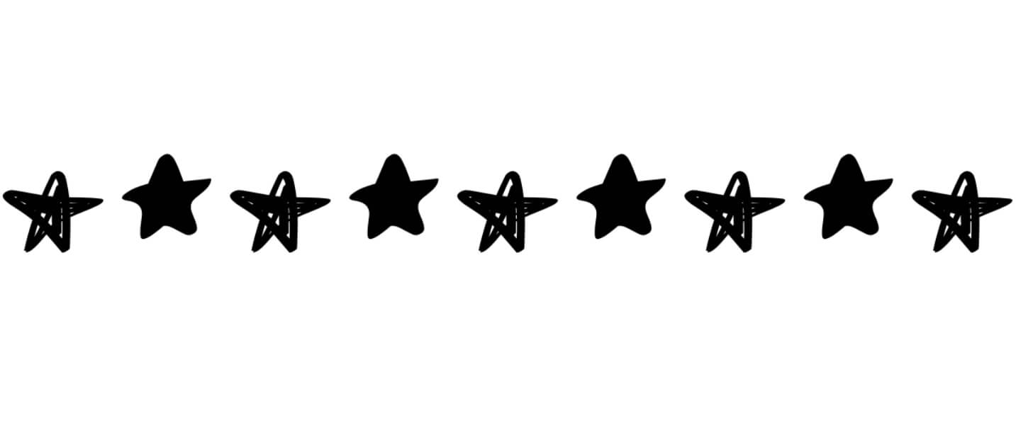 Descarga Patrón de Estrellas Negras Bordes y Esquinas En Línea ...