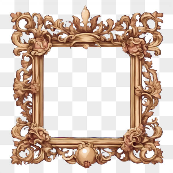 Descarga Marco de madera ornamentado Cartoons En Línea - Creative Fabrica