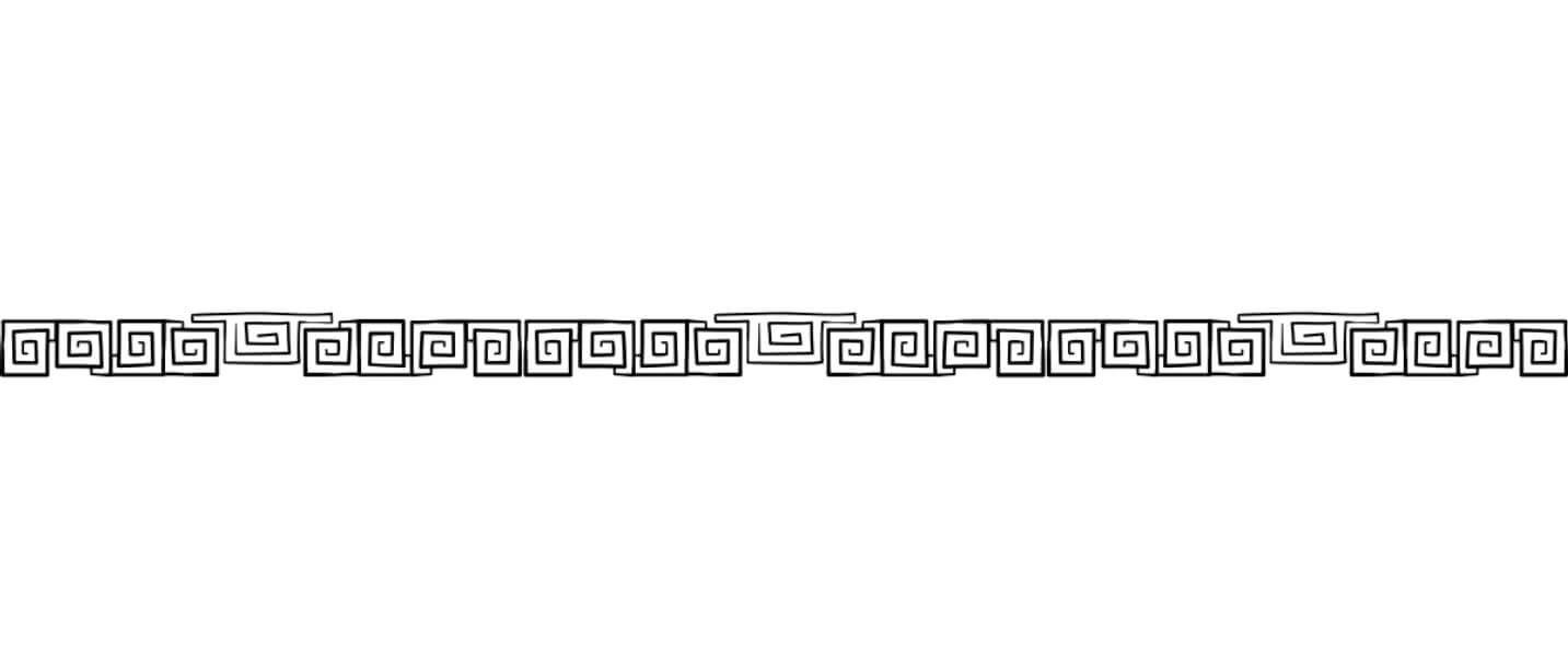 Download Black and White Greek Key Pattern Borders & Corners Online ...