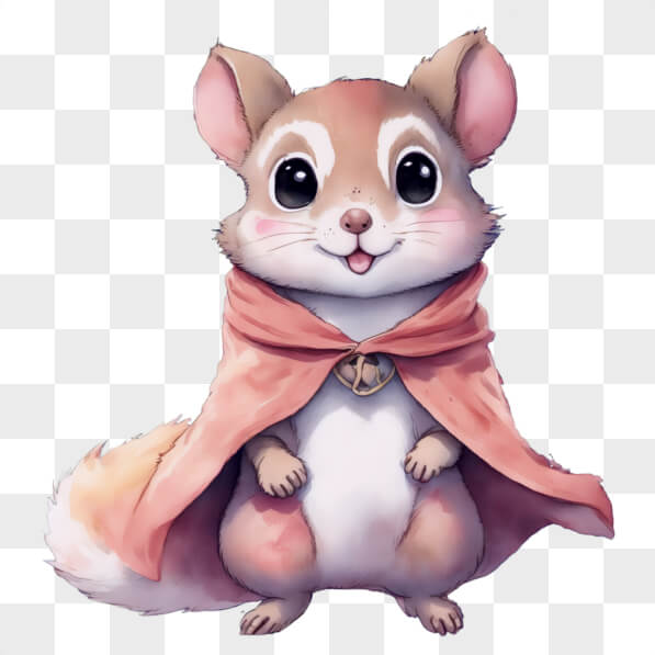 Descarga Personaje animal animado lindo con una capa Cartoons En Línea ...