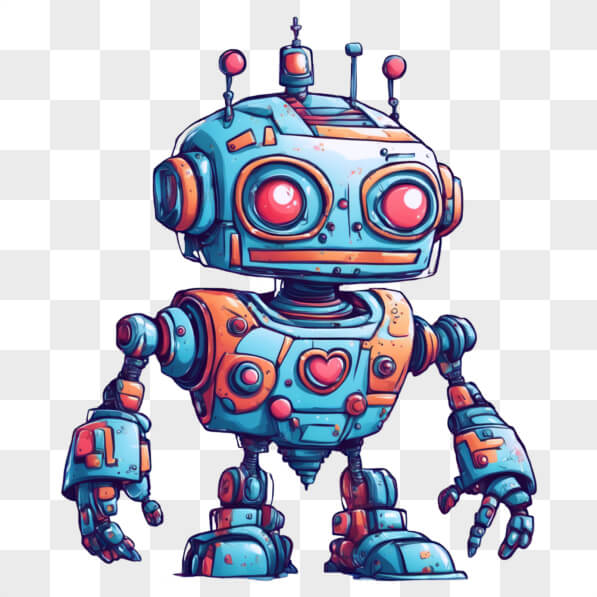 Download Cartoon Robot Character Cartoons Online - Creative Fabrica