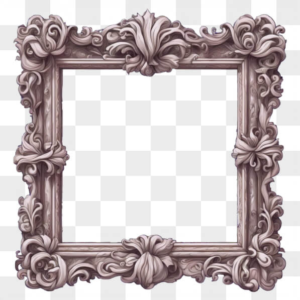 Download Ornate Antique Picture Frame Cartoons Online - Creative Fabrica