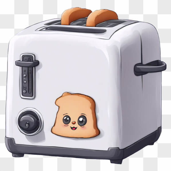 Cartoon-Toaster mit Toast Cartoons online herunterladen – Creative Fabrica