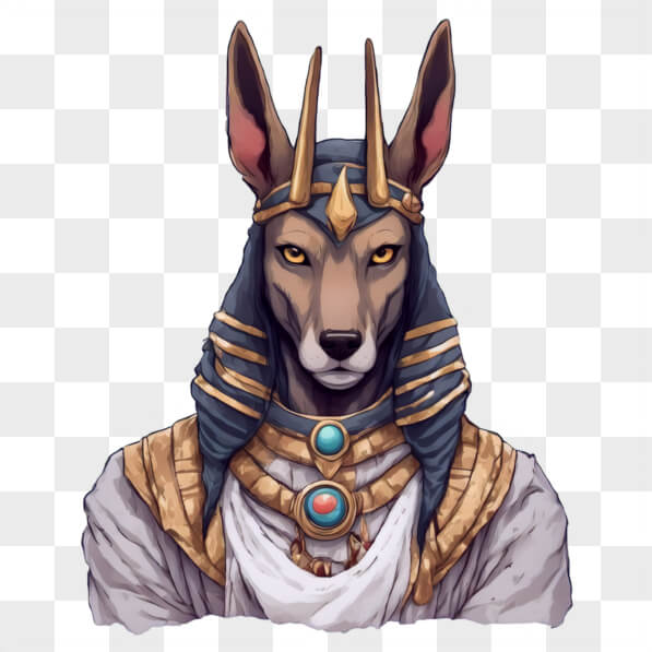 Download Anubis-inspired anthropomorphic dog figure Cartoons Online ...