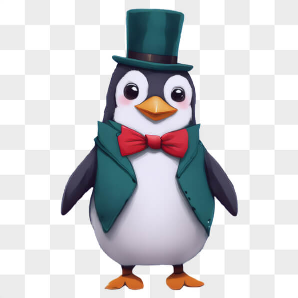 Download Cartoon Penguin in Formal Attire Cartoons Online - Creative ...