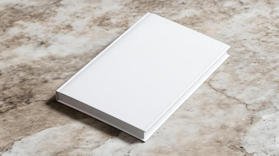 Scarica Libro Bianco Minimalista su Superficie di Marmo Mockups Online ...