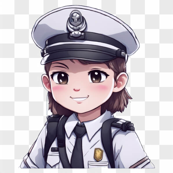 Download Cheerful Cartoon Police Officer Cartoons Online - Creative Fabrica