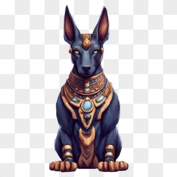 Download Stylized Anubis Dog Representation Cartoons Online - Creative ...