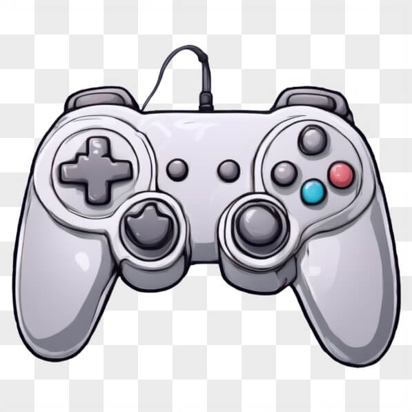 Download White Video Game Controller Cartoons Online - Creative Fabrica