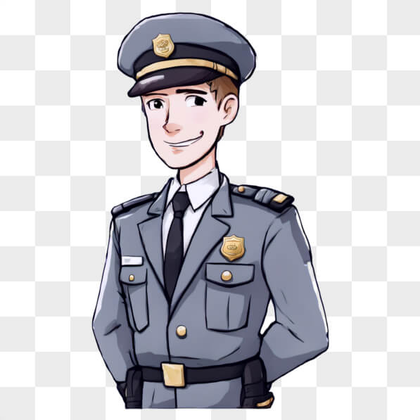 Download Vrolijke Geanimeerde Politieagent Cartoons online op Creative ...