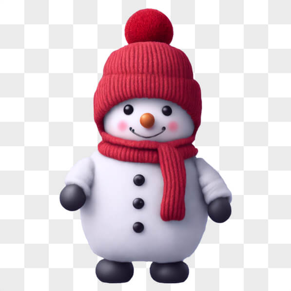 Télécharger Mignon bonhomme de neige cartoon en tenue d'hiver Dessins ...